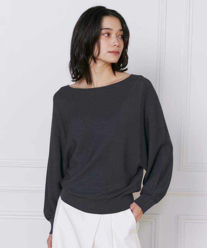 《大きいサイズ》ドルマンスリーブニット《Cuoo》(508029680) | イネド(INED) - d fashion