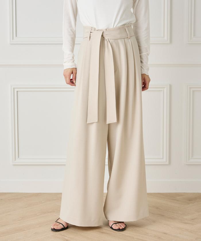 ベルテッドパンツ (508083642) | イネド(INED) - d fashion