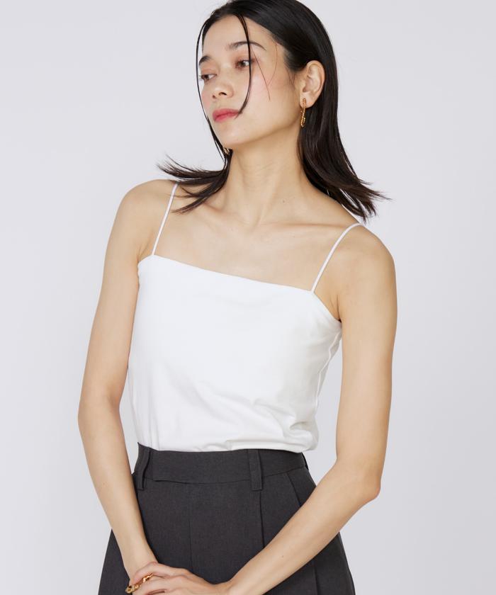 《大きいサイズ》カップ付きキャミソール(508132451) | イネド(INED) - d fashion