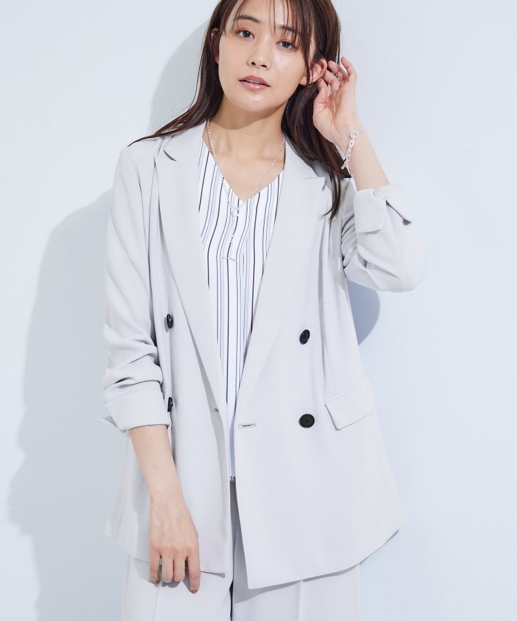 【セール】インディヴィ INDIVI 【着る日傘／遮熱／UVケア】ダブルジャケット(508335502) | インディヴィ(INDIVI) - d fashion