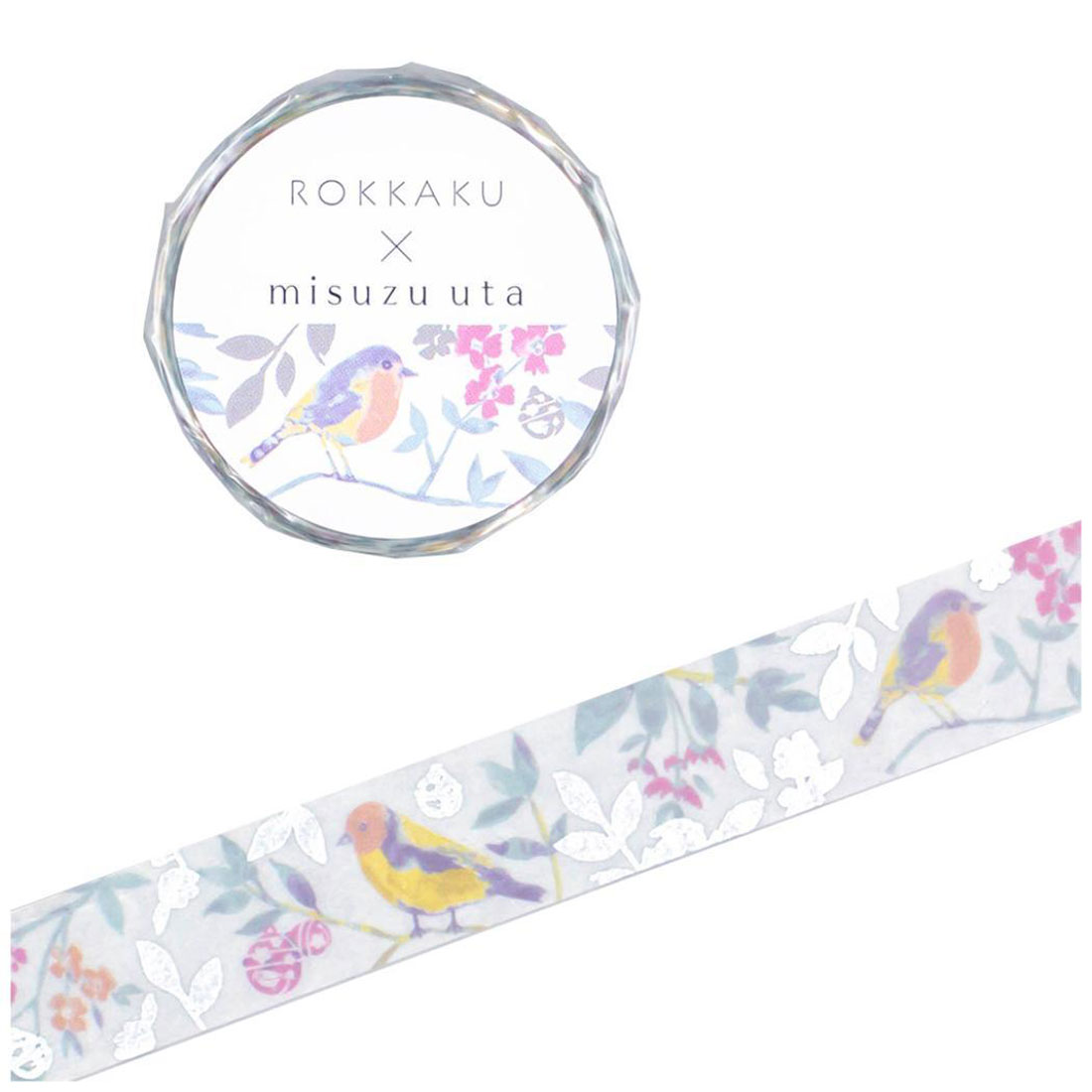 シネマコレクション cinemacollection ROKKAKU x misuzu uta みすゞうた マスキングテープ 15mm マステ 私と小鳥と鈴と (508358089 ...
