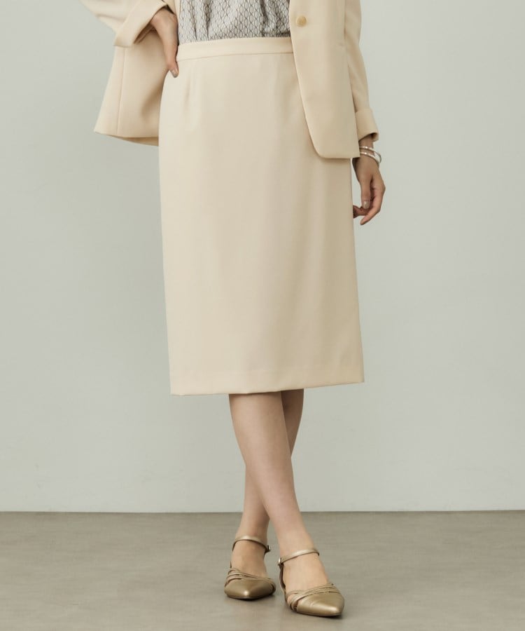 【セール】インディヴィ INDIVI 【洗える／UVケア】ストレッチ ストレートスカート(508454896) | インディヴィ(INDIVI) - d fashion