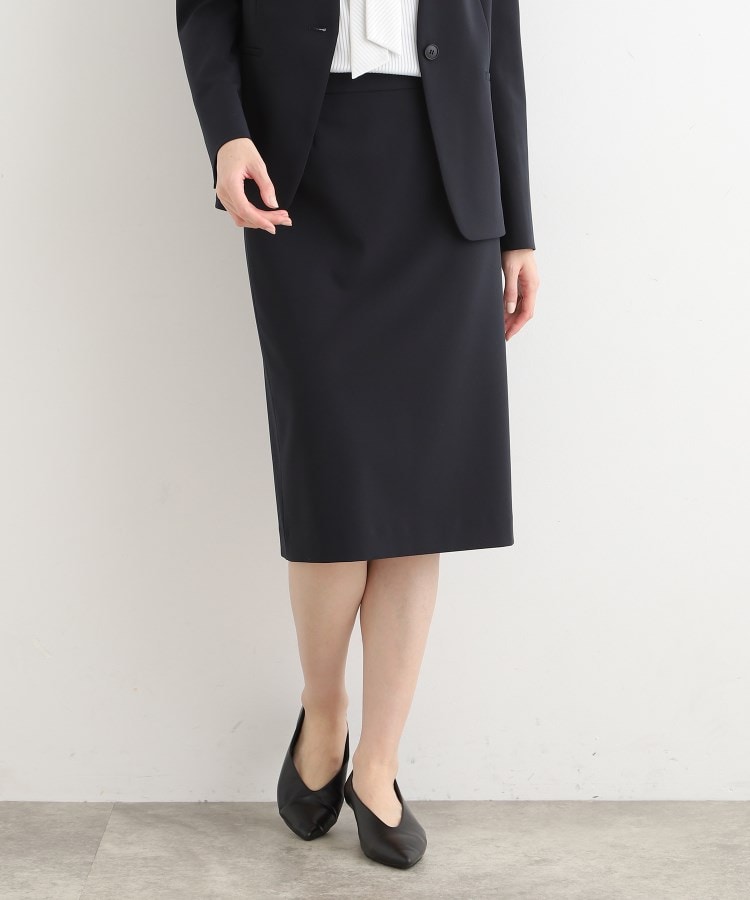 インディヴィ INDIVI 【洗える／SETUP可能／UVケア】ストレートラインスカート(508454907) | インディヴィ(INDIVI) - d fashion